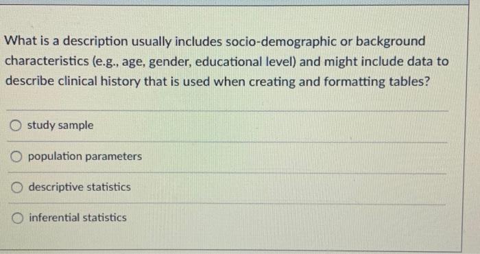 Solved biostatistics class book is called research methods | Chegg.com