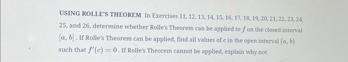 Solved f(x)=x2−8x+5USING ROLLE'S THEOREM In Exercises 11, | Chegg.com