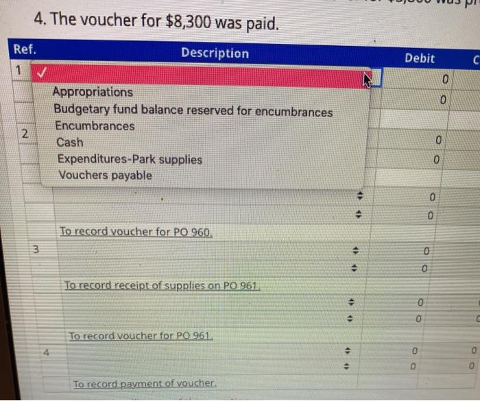 Solved Encumbrance journal entries Prepare journal entries | Chegg.com
