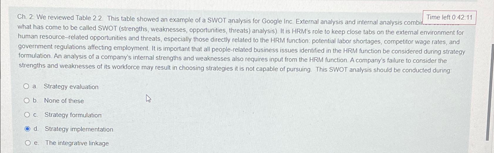 Solved Ch. 2: We reviewed Table 2.2. ﻿This table showed an | Chegg.com