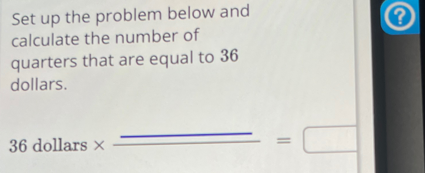 Solved Set up the problem below and calculate the number of | Chegg.com