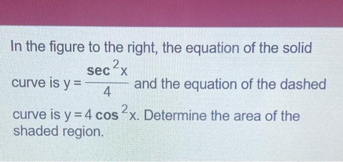 Solved In the figure to the right, the equation of the solid | Chegg.com