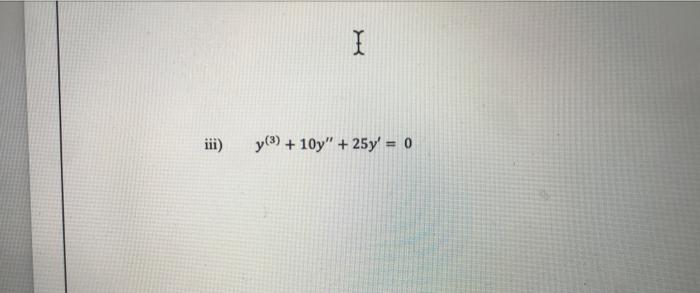 Solved Q3 Find General Solution For The Given Linear Second 9235