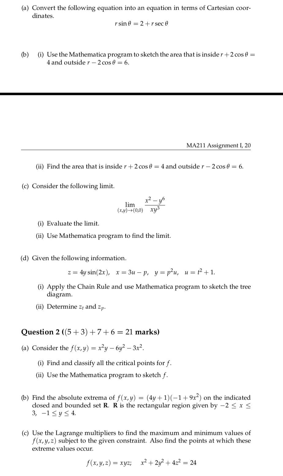 (a) ﻿Convert the following equation into an equation | Chegg.com