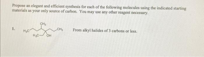 Solved Propose an elegant and efficient synthesis for each | Chegg.com
