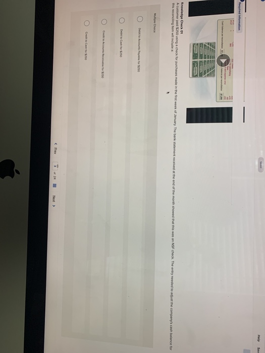 Solved Help Ser Required information Knowledge Check 01 A | Chegg.com