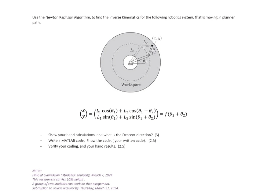 Solved Use the Newton Raphson Algorithm, to find the Inverse | Chegg.com