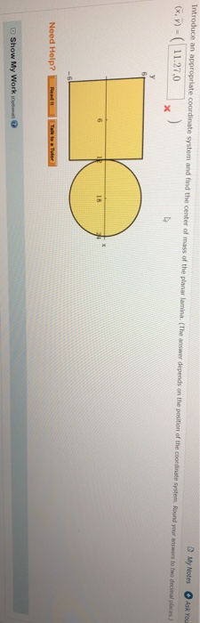 Solved Introduce an appropriate coordinate system and find | Chegg.com