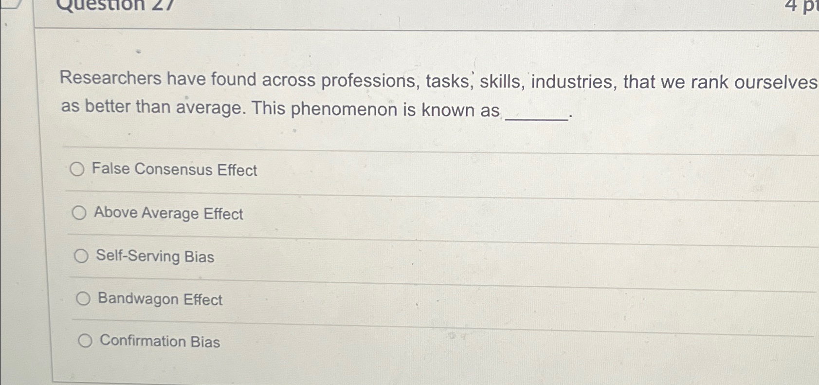 Solved Researchers have found across professions, tasks, | Chegg.com