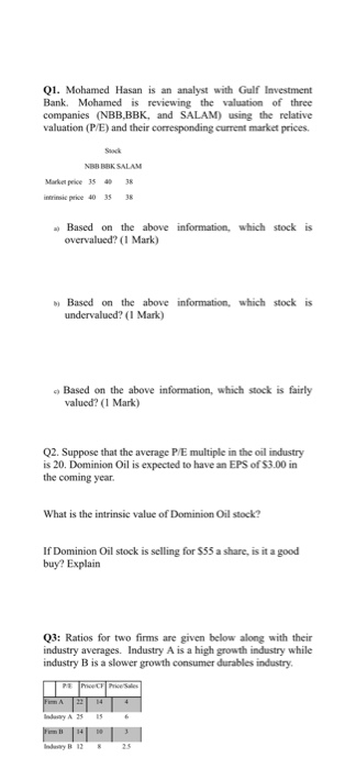 Solved Problem Set (1) Chapter 2 1. A stock sells for $10 | Chegg.com