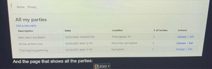 ASP.NET Core Web App (MVC) C# application. View | Chegg.com