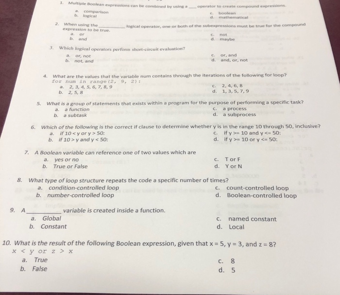 Solved 1 Multiple Boolean Expressions Can Be Combi By Using