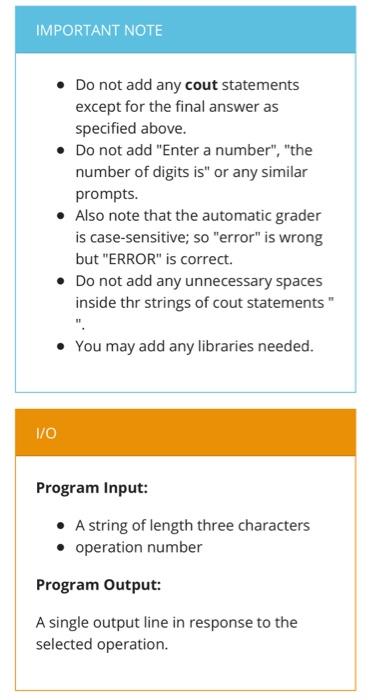Solved You are asked to write a program which allows the | Chegg.com