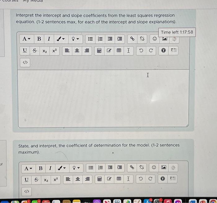 Solved The following regression allows a particular company | Chegg.com