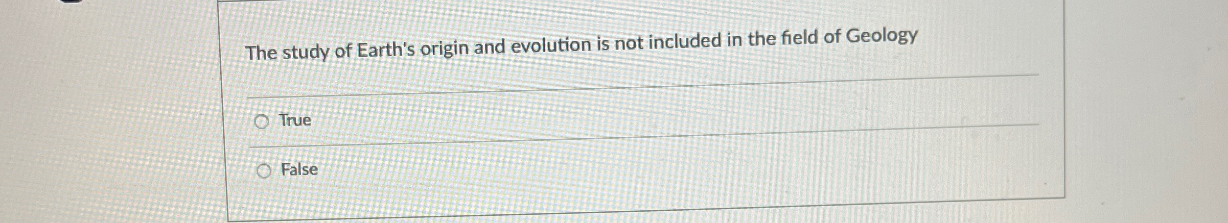 Solved The study of Earth's origin and evolution is not | Chegg.com