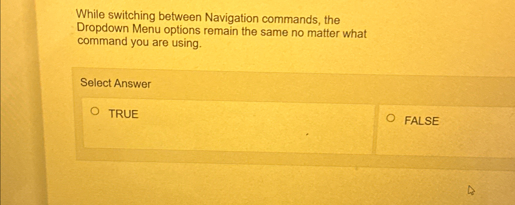 Solved While Switching Between Navigation Commands The 3382