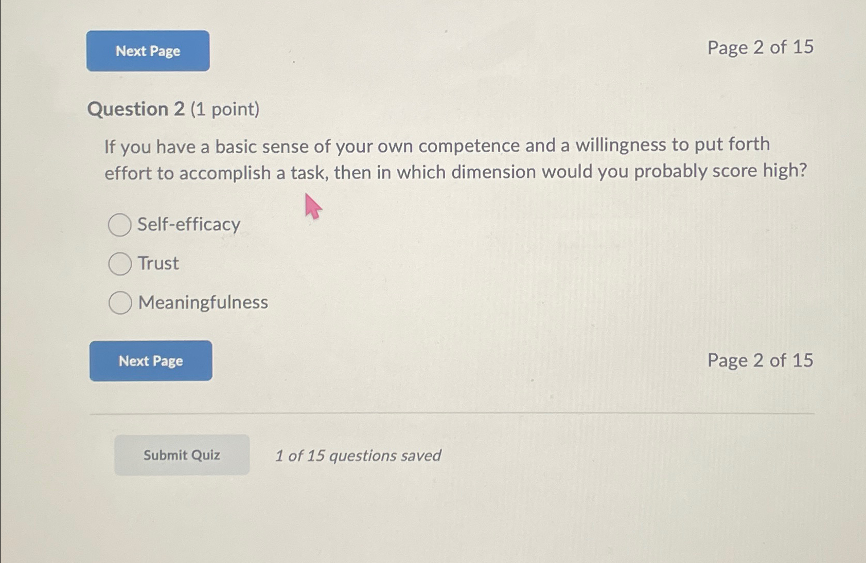 Solved Page 2 ﻿of 15Question 2 (1 ﻿point)If you have a basic | Chegg.com
