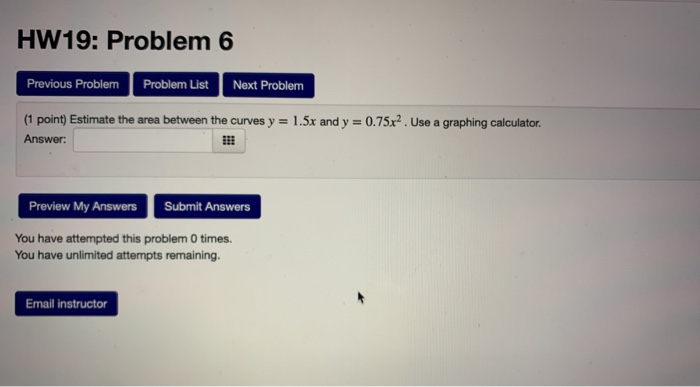 Solved HW19: Problem 6 Previous Problem Problem List Next | Chegg.com