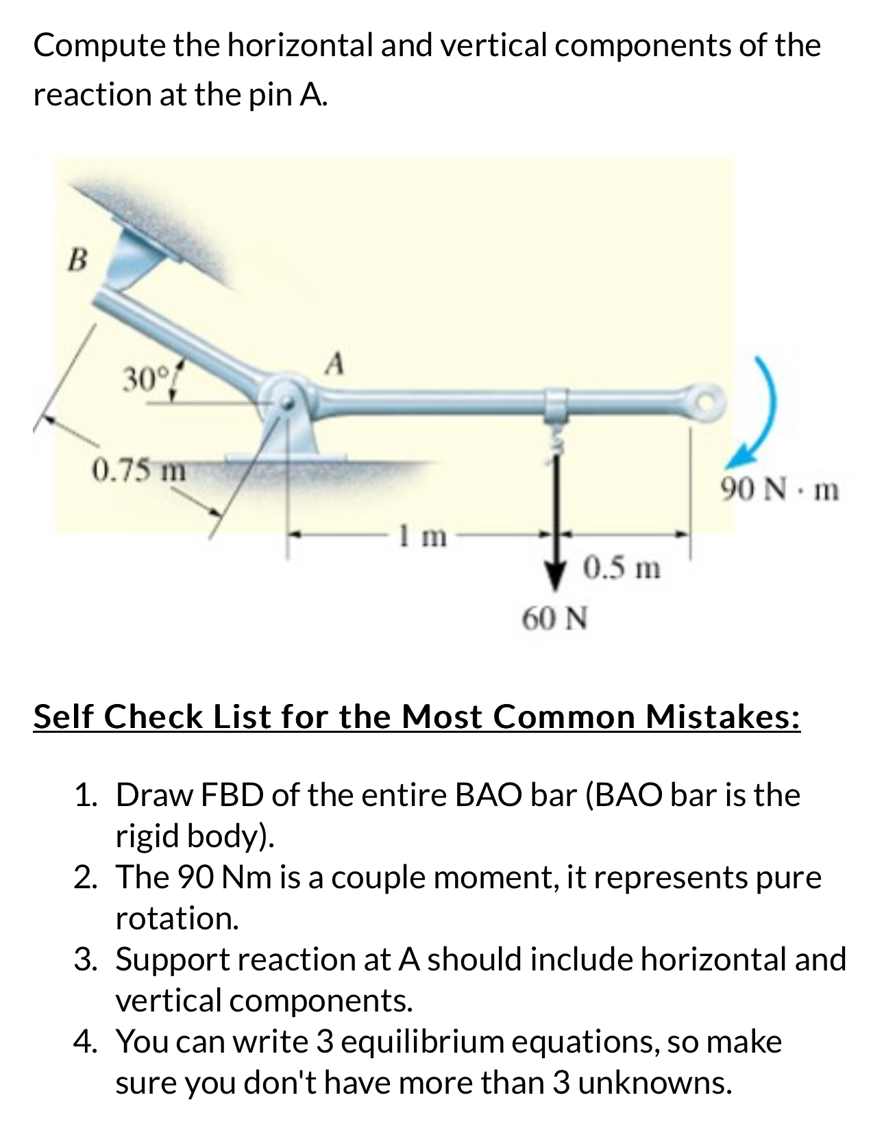 Solved Compute the horizontal and vertical components of the | Chegg.com