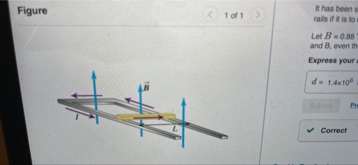 Solved A conducting bar with mass m and length L slides over | Chegg.com
