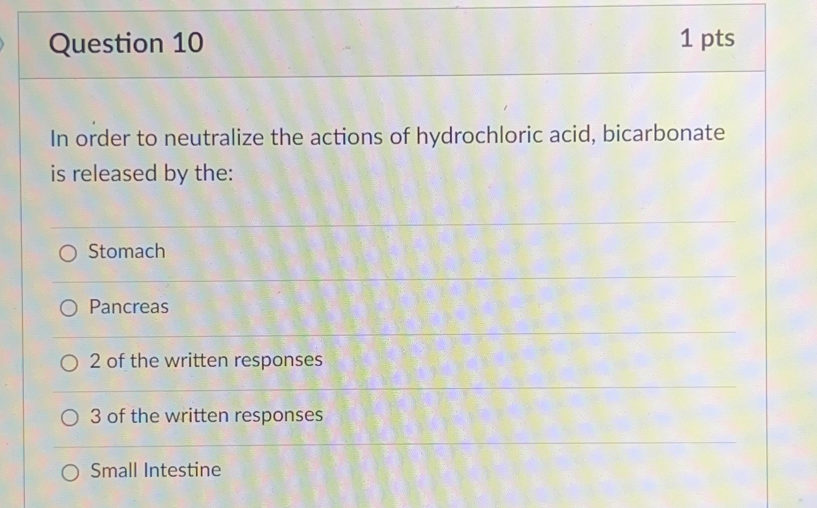 Solved Question 101 ﻿ptsIn order to neutralize the actions | Chegg.com