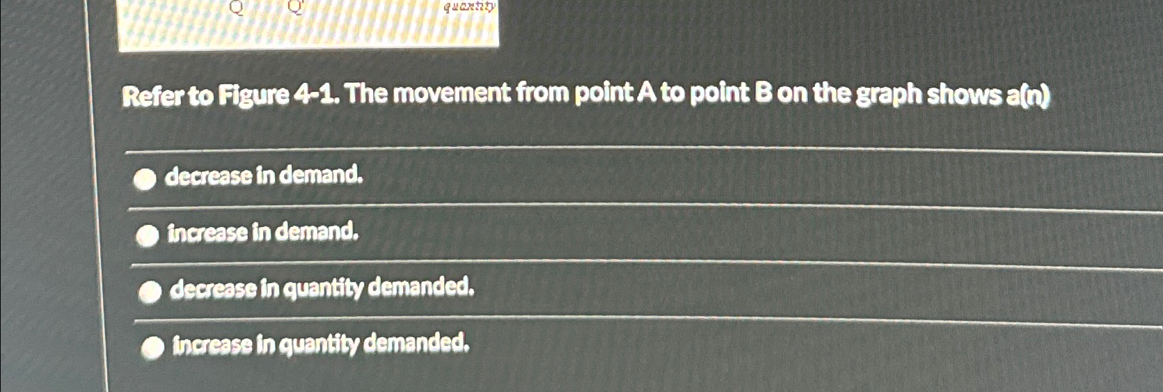 Solved Refer to Figure 4-1. ﻿The movement from point A ﻿to | Chegg.com