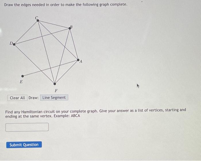 Solved Draw the edges needed in order to make the following | Chegg.com