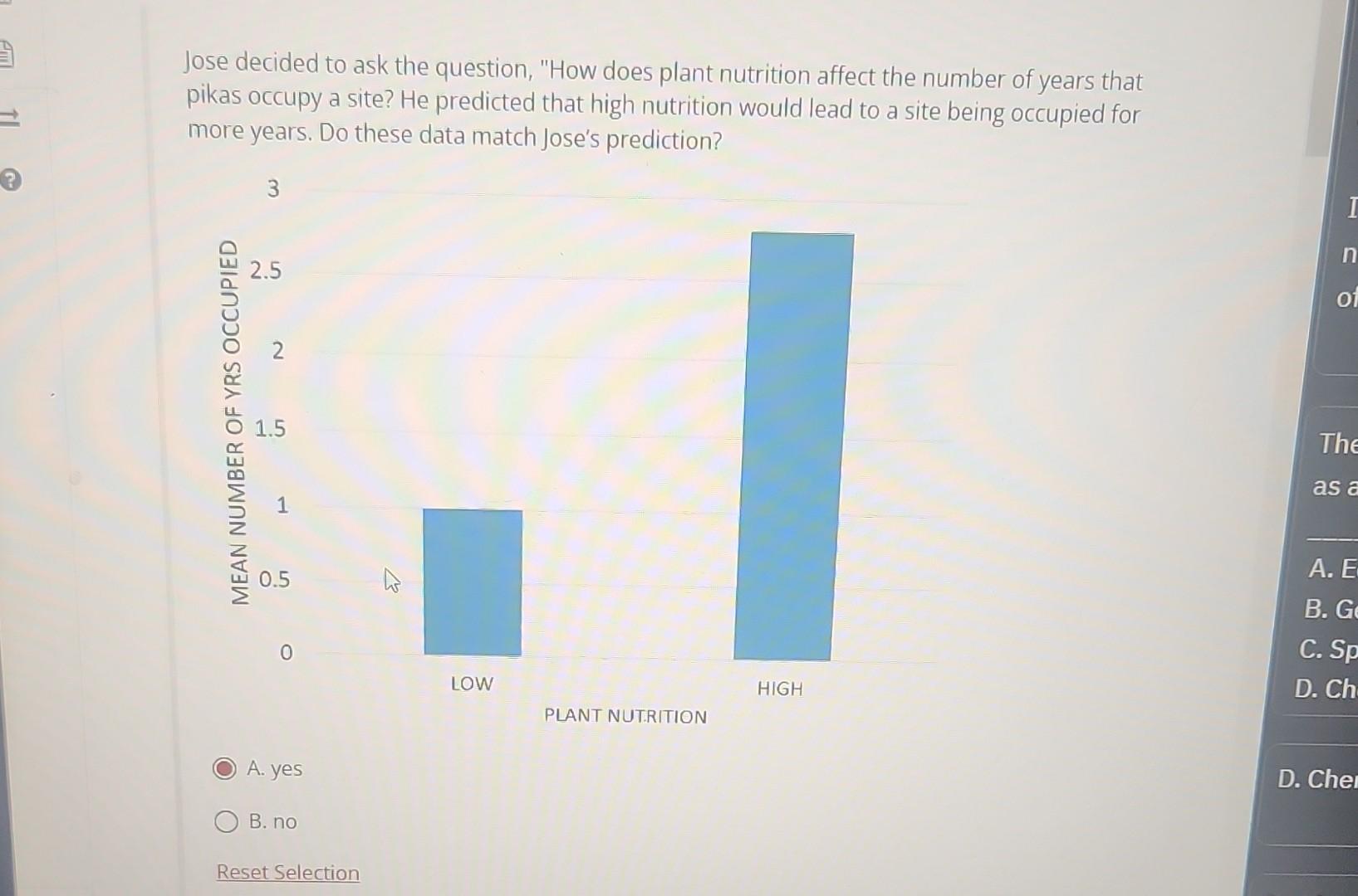 Solved Jose decided to ask the question, "How does plant | Chegg.com