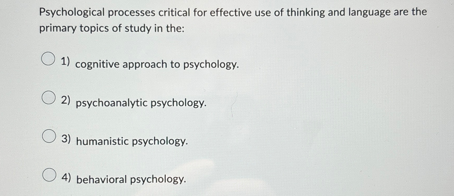 Solved Psychological processes critical for effective use of | Chegg.com