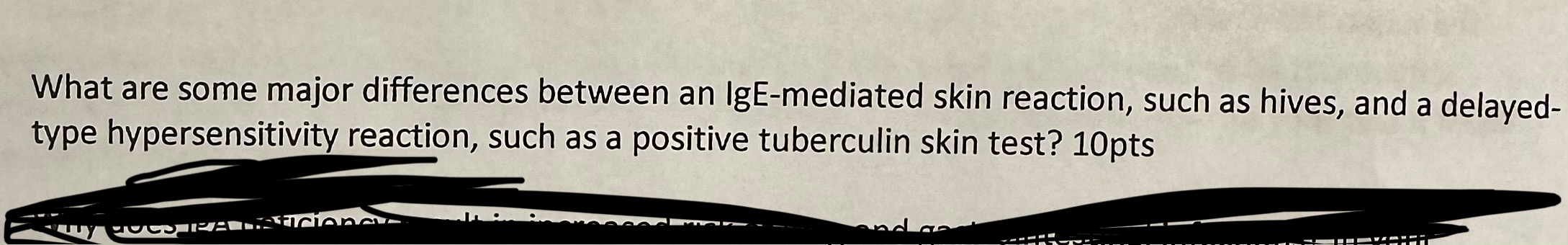 Solved What are some major differences between an | Chegg.com
