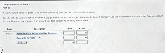 Part 3: Note: You must complete parts 1 and 2 before | Chegg.com