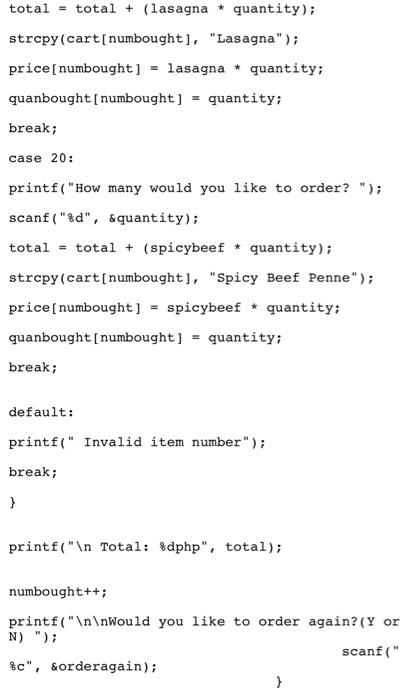Solved create a flowchart with the following codes: | Chegg.com