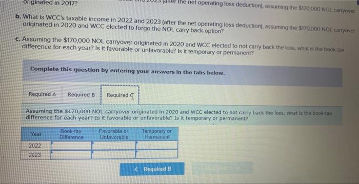 Solved Problem 05-46 (LO 05-2) (Algo) WCC Corporation has a | Chegg.com