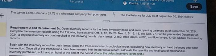 Solved Requirement 2 and Requirement 5c. Open inventory | Chegg.com