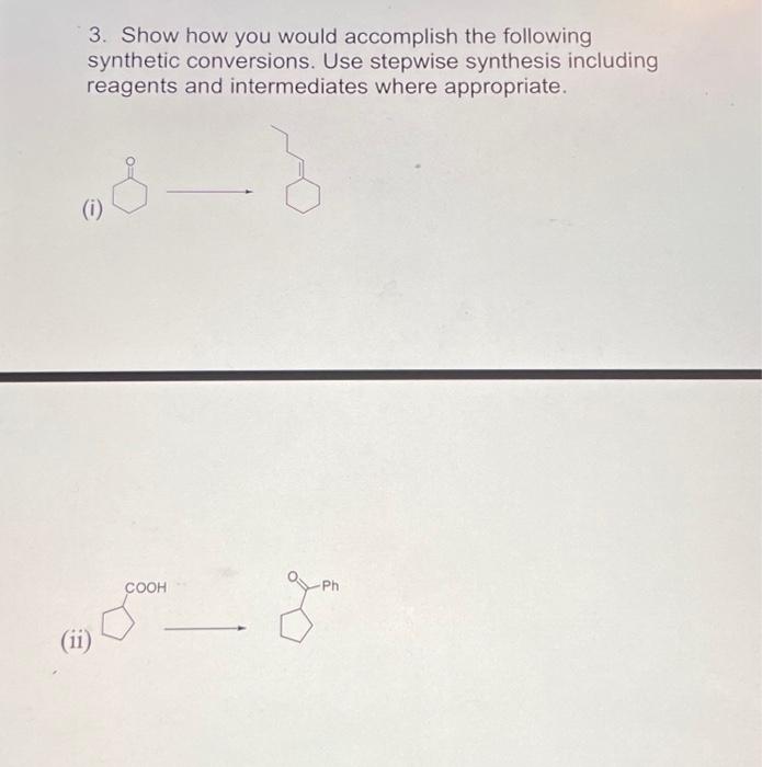 Solved 3. Show how you would accomplish the following | Chegg.com