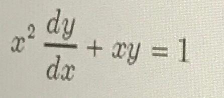 Solved linear first order differential equation; solve and | Chegg.com