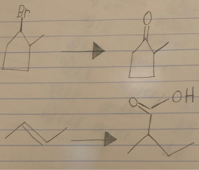 Solved Synthesis:Please show and explain to me on how to get | Chegg.com