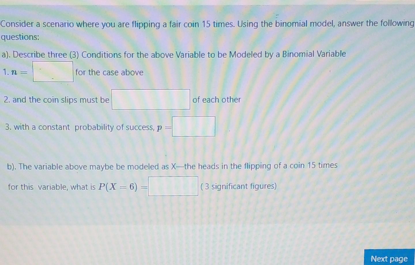 Solved Consider a scenario where you are flipping a fair | Chegg.com