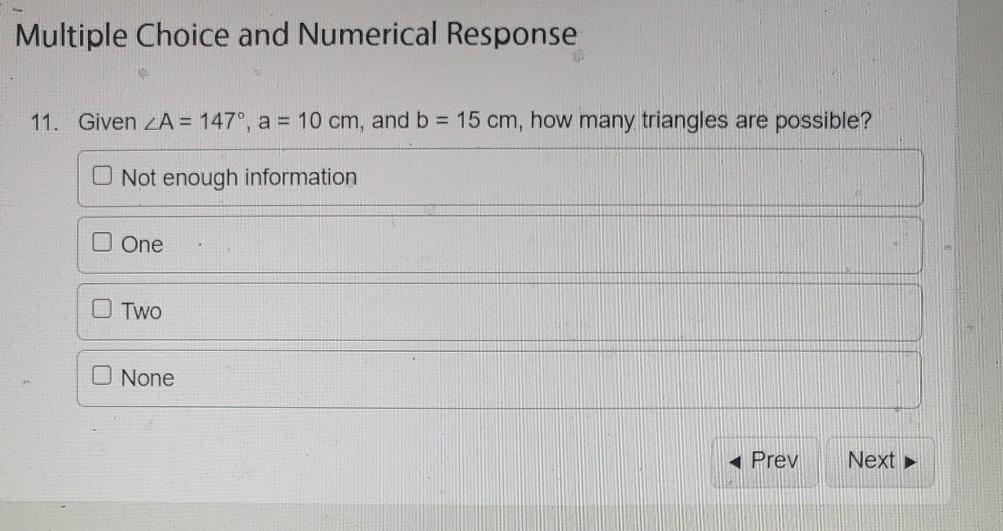 Solved Multiple Choice and Numerical Response 2. The | Chegg.com