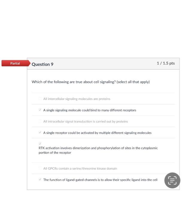 Solved Which of the following are true about cell signaling? | Chegg.com