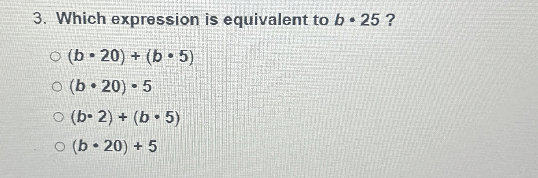 Solved by an EXPERT Which expression is equivalent to | Chegg.com