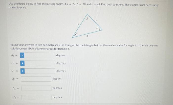 Solved Use the figure below to find the missing angles, if | Chegg.com