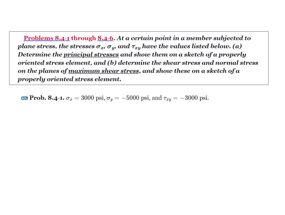 Solved Problems 8.4-1 ﻿through 8.4-6. ﻿At a certain point in | Chegg.com
