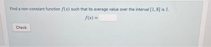 Solved Find a non-constant function f(x) such that its | Chegg.com