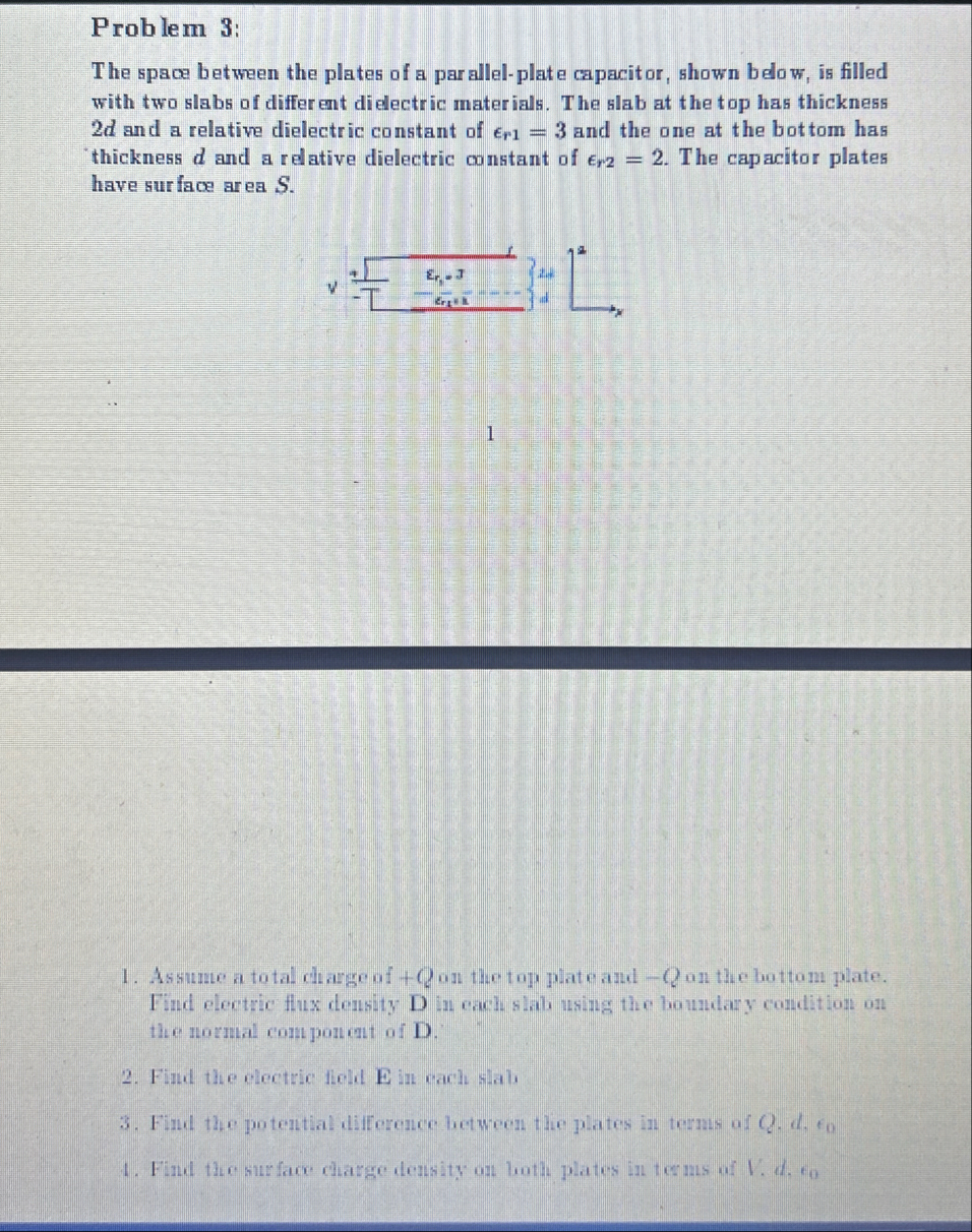 Solved Problem 5:Two, blocks of conducting material are in | Chegg.com