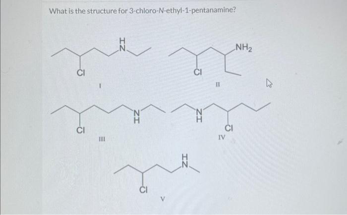 Solved What is the structure for 3-chloro- | Chegg.com