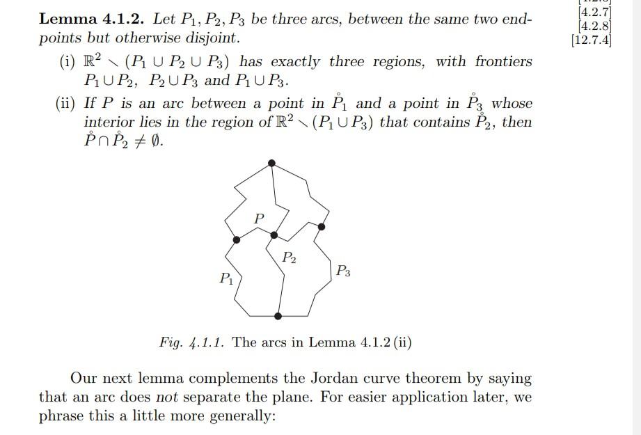 Proposition 4.2.7. The face boundaries in a | Chegg.com