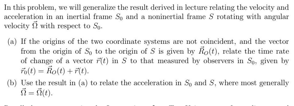 Solved In this problem, we will generalize the result | Chegg.com