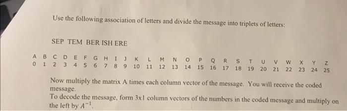 Solved 2. Demonstrate how to use Excel to encrypt or code a | Chegg.com