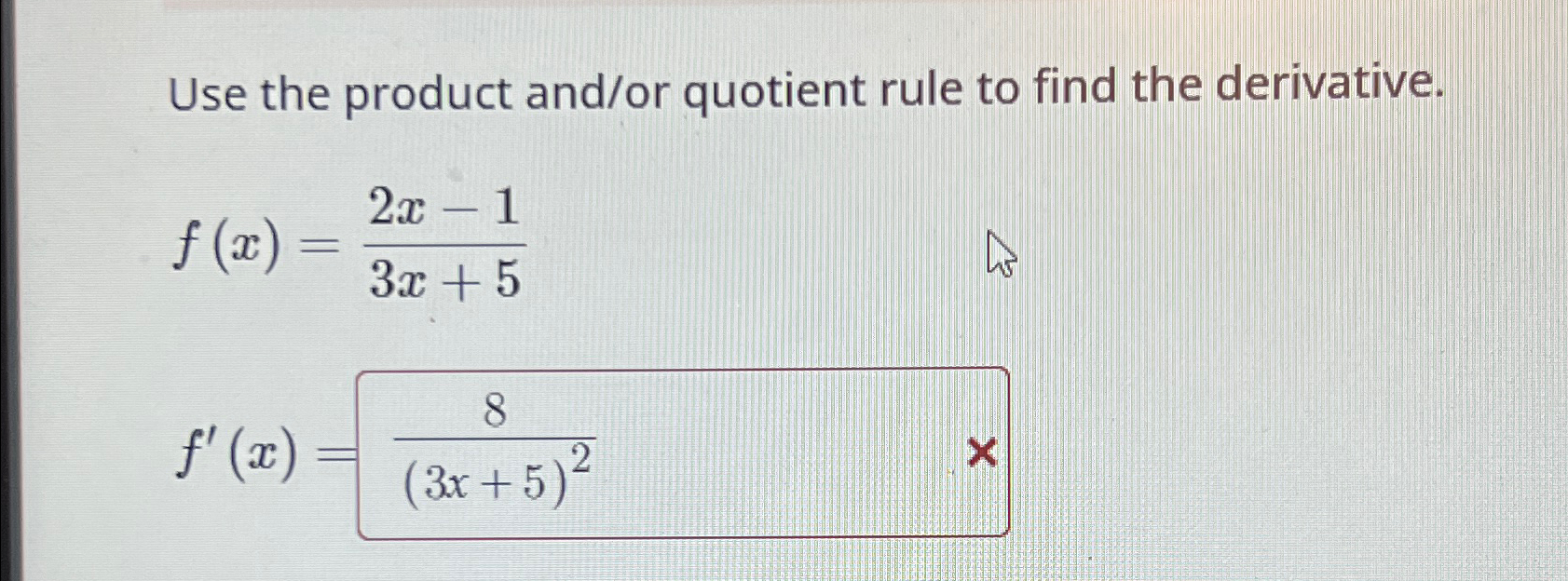 Solved Use the product and/or quotient rule to find the | Chegg.com